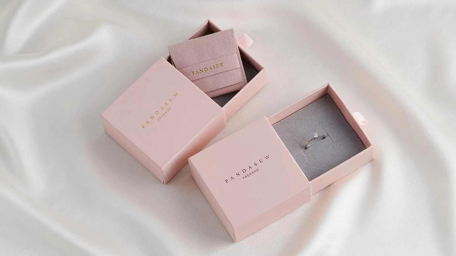 Luxury Jewelry Set Gift Packaging Box with Custom logo Jewelry Paper ...