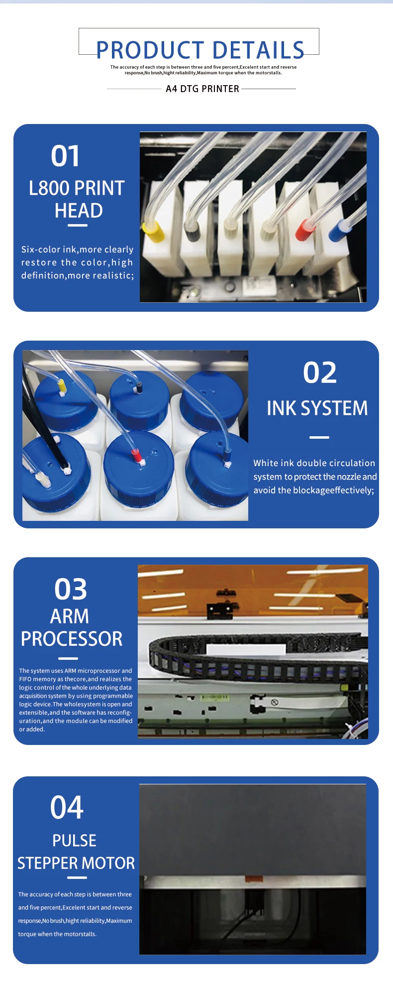 Small Digital A4 Size Dtg Printer Hoodie Printing Machine Direct To ...