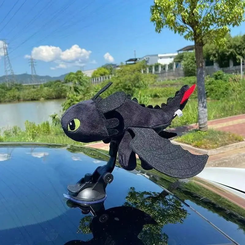 In Stock Flying Dragon Toothless Plush Car Accessories How To Train ...