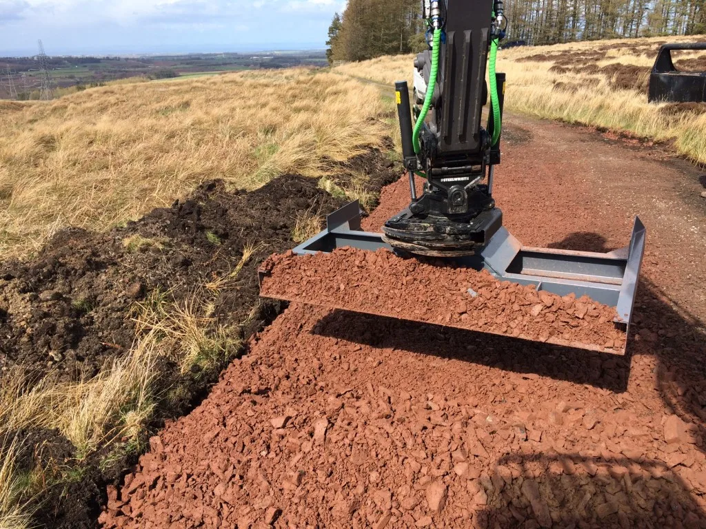 Grading Beam Attachment for Excavators - Adjustable Roller System for ...
