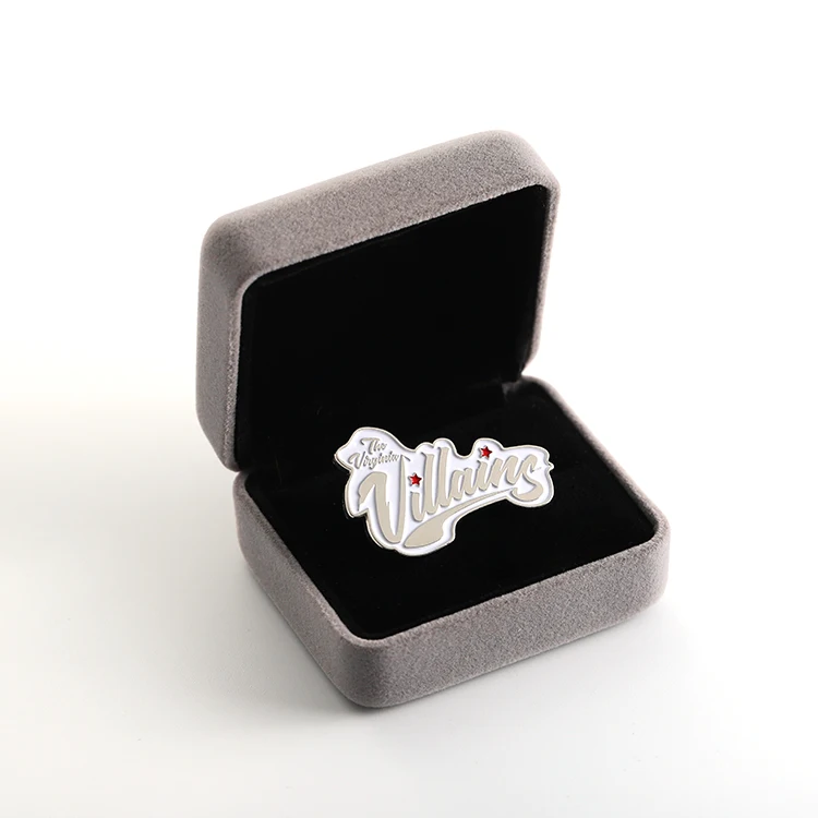 Custom Metal Souvenirs Enamel Pin Magnetic Name Badge Brooch ...