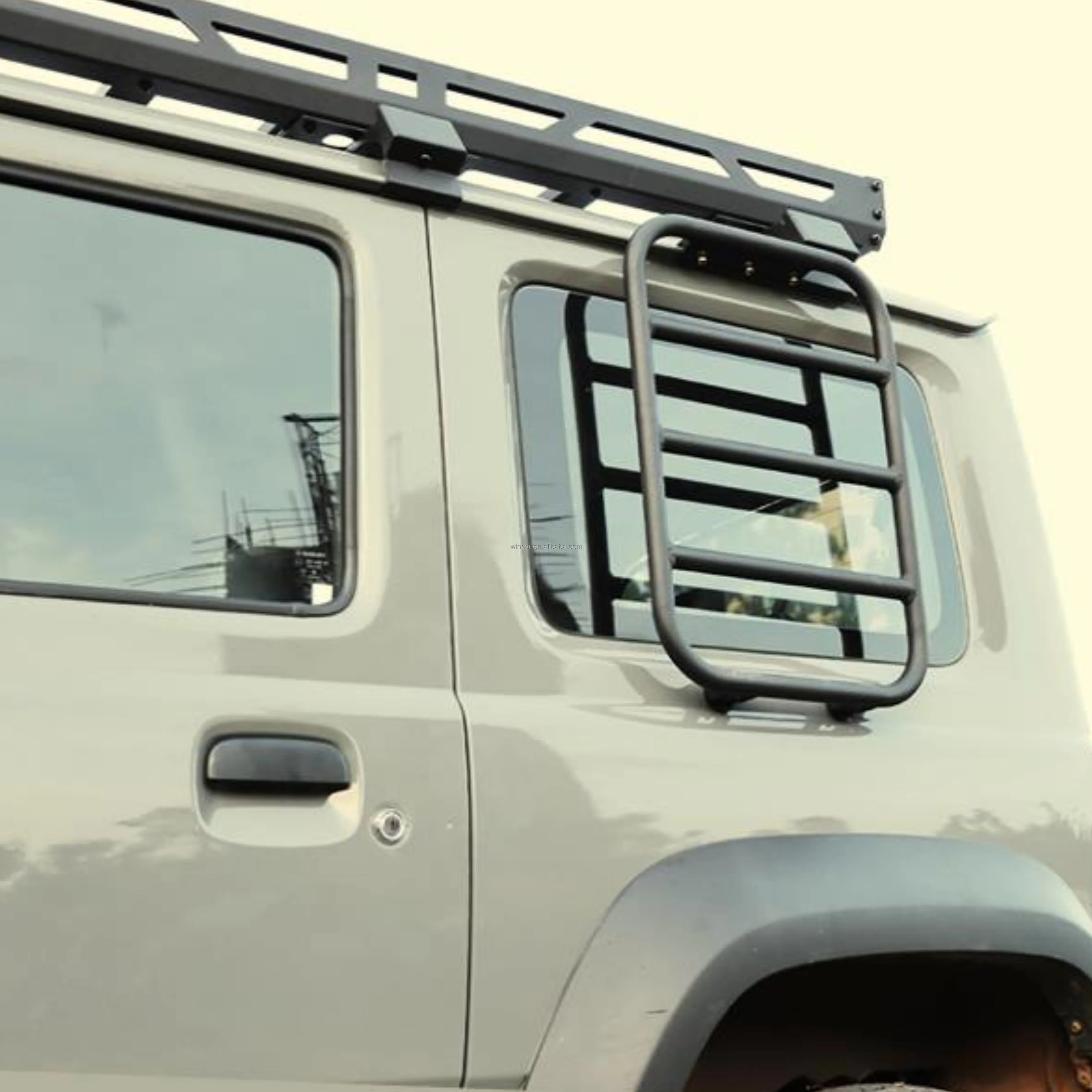 4WD Accessories Car Side Ladder Jimny Ladder with Recovery Track Board