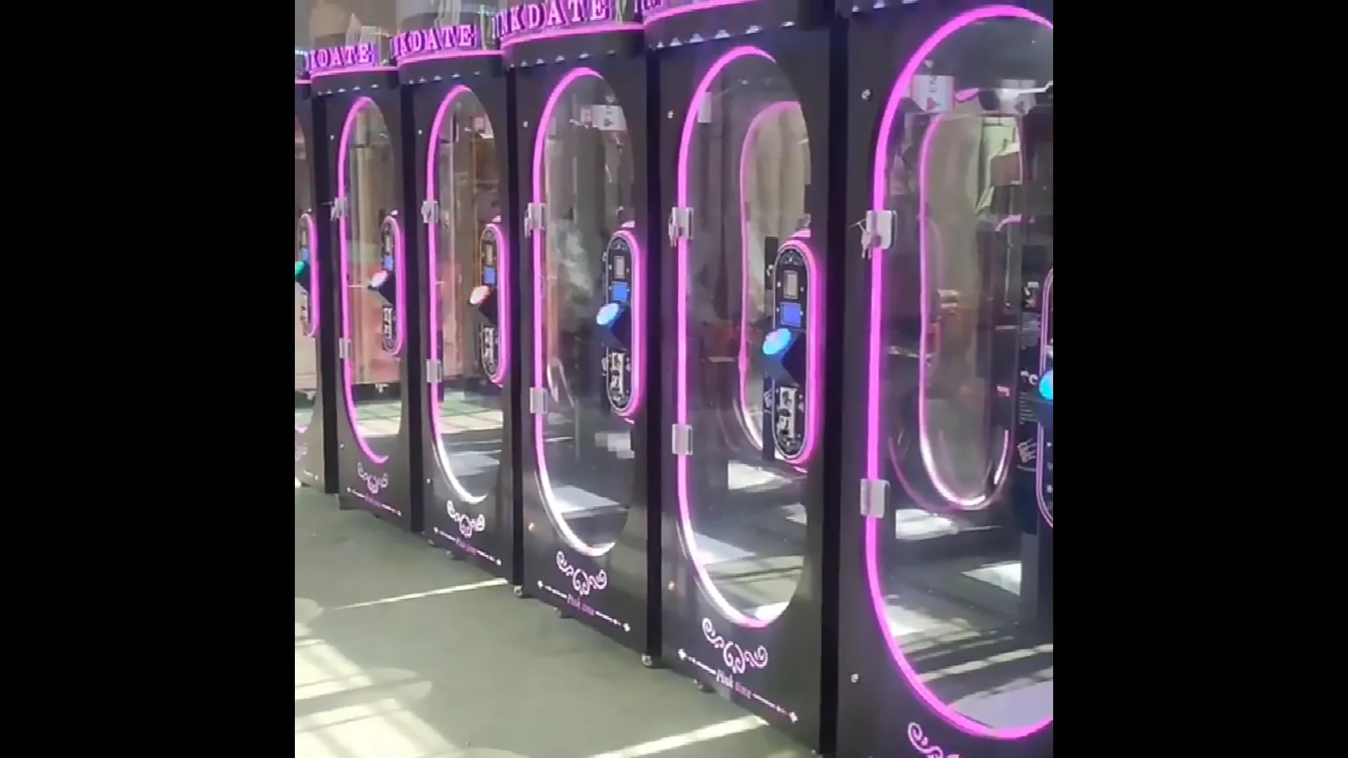 Factory Wholesale Coin Operated Arcade Pink Date Plush Toy Prize ...