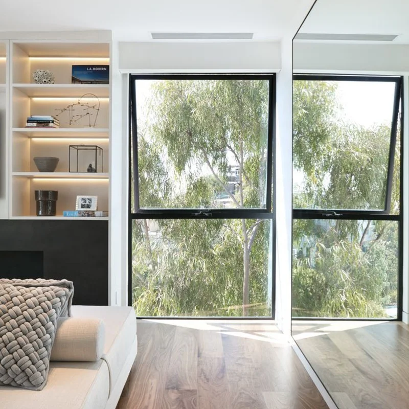 Hurricane Impact Windows Aluminum Top Hung Flip Out Black Large Awning Window For Sale - Buy ...