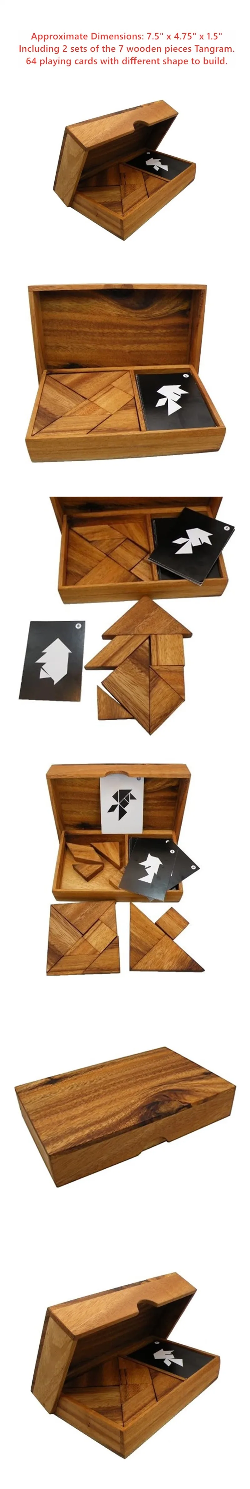 Puzzle Boxes Brainteaser Mystery Mistery Gift Toy Box Wooden Brain ...