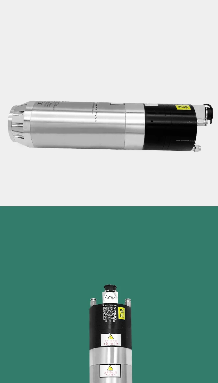 3.5kw Atc Spindle Motor 800hz 24000rpm Automatic Tool Change 100mm For ...