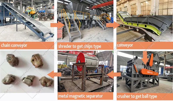 Scrap Metal Recycling Plant Machine Aluminum Cans Scrap Metal Crusher ...