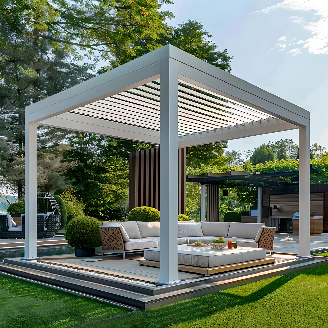 Alibaba.com: White aluminum frame, electric sliding door, rain-proof ...