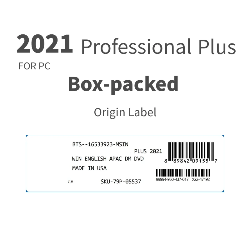 Genuine Office 2021 Professional Plus Unbind License Key Office 2021 Pro Plus Retail Key Online ...