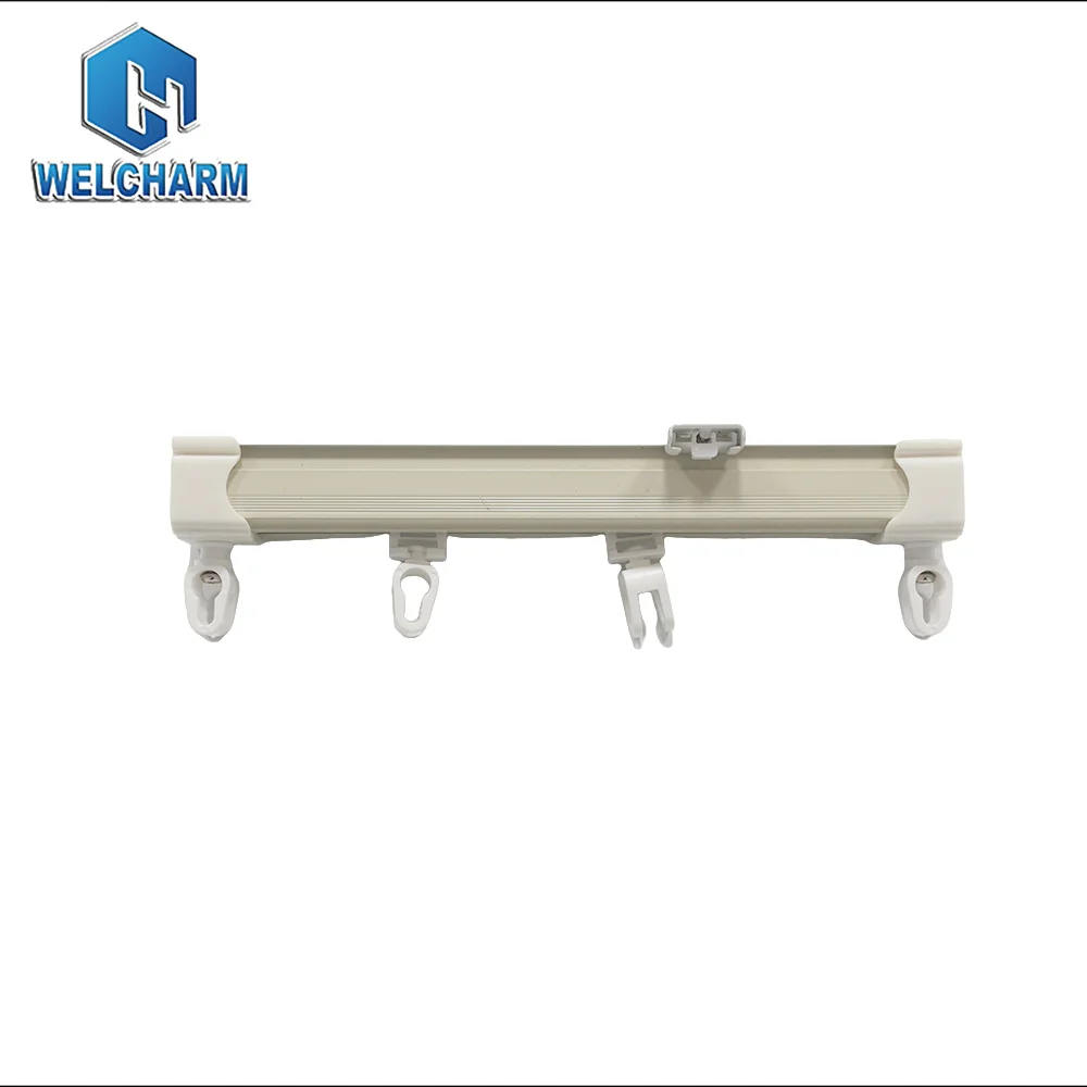 Customized Retractable Aluminum Curtain Rod simple Modern Curtain Rod ...