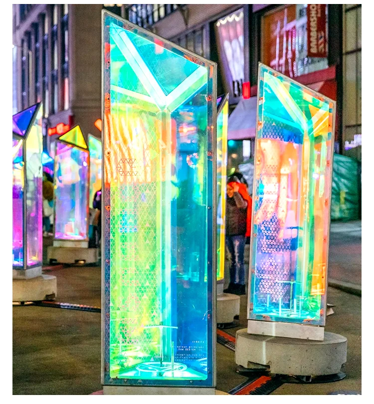 Panoramic Mirror Landscape Lamp - Outdoor Lighting Attractions