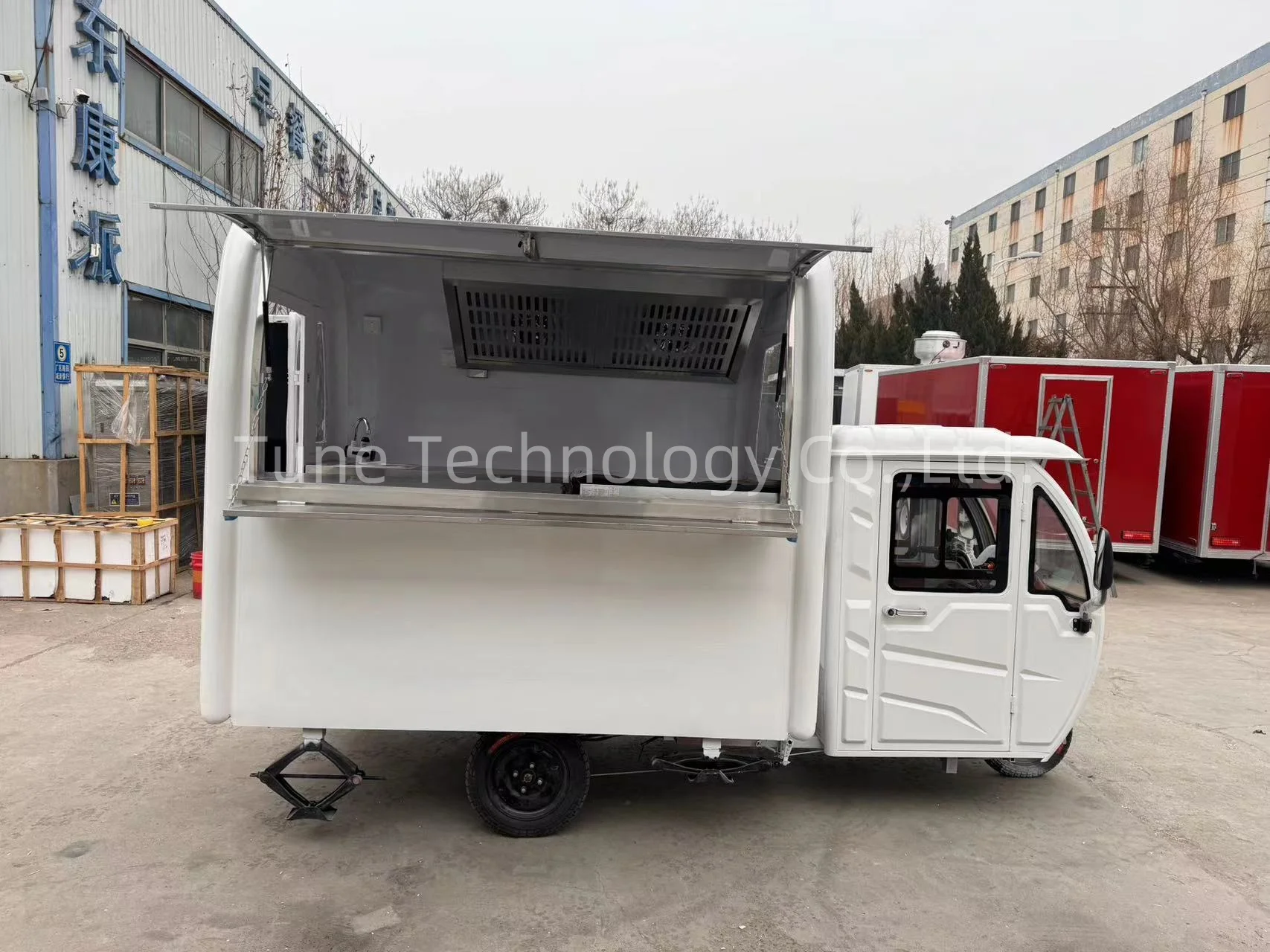 TUNE Electric Gasoline Food Tricycle - Multifunctional Mobile Food Cart