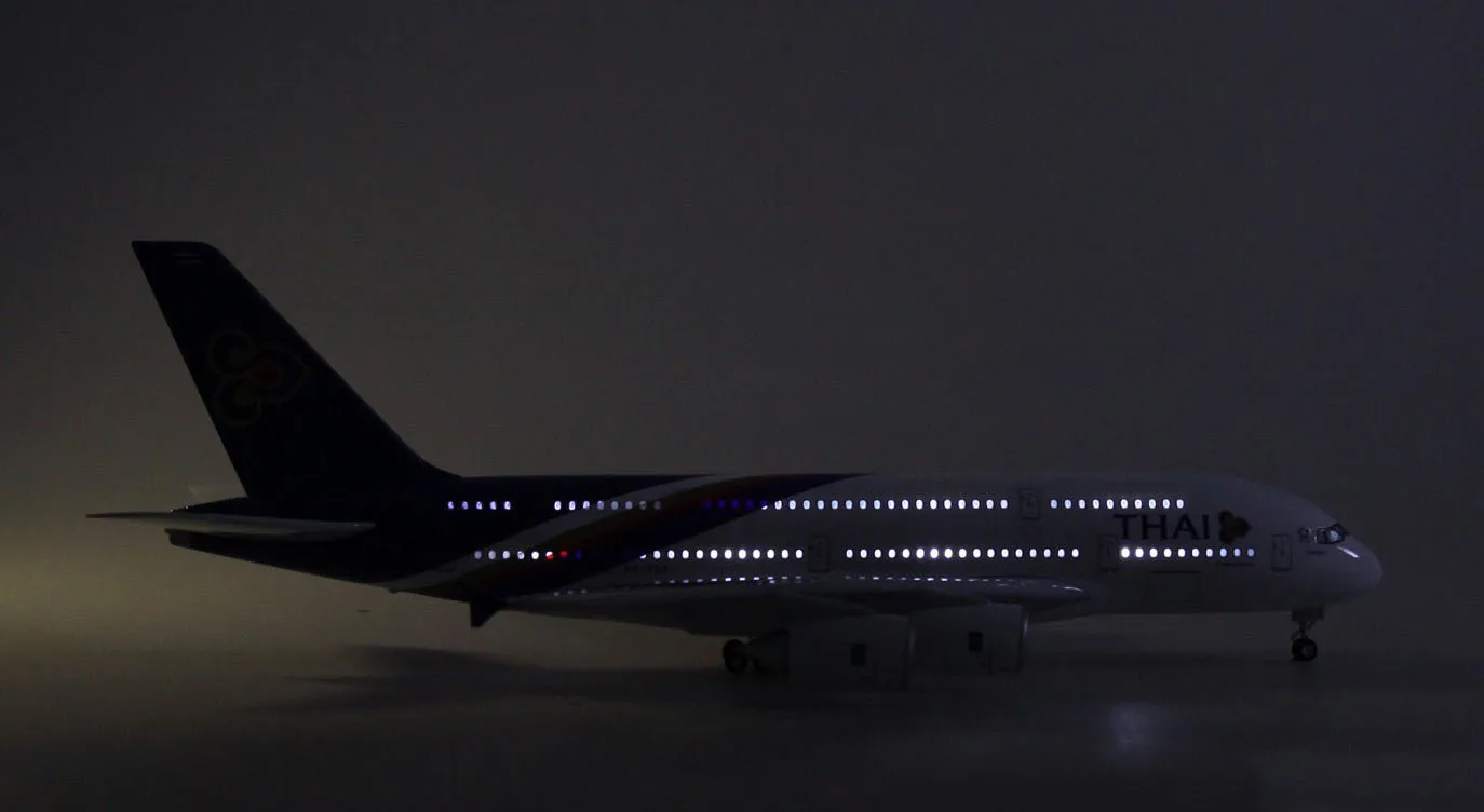 Airbus A380 Thai Airlines Voice Controlled LED Light Model