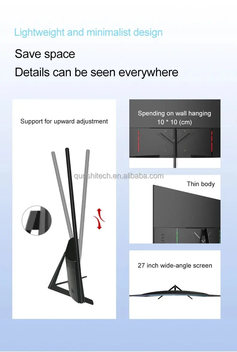 27 Inch Pc Gaming Monitor 160hz High Refresh Rate 1ms Monitor For ...