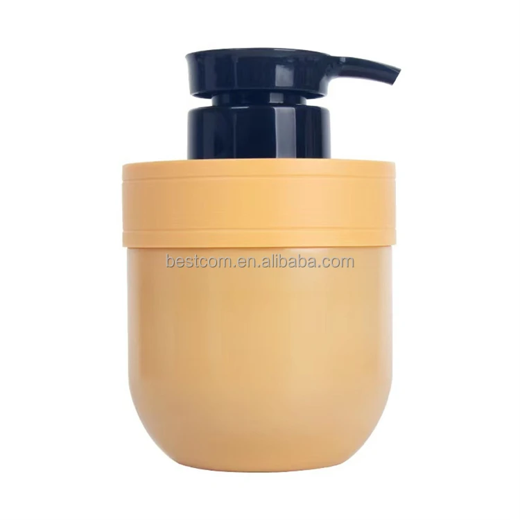 300ml Wide Mouth Bottle Jar Plastic Cosmetic Cream Lotion Pump Shampoo ...