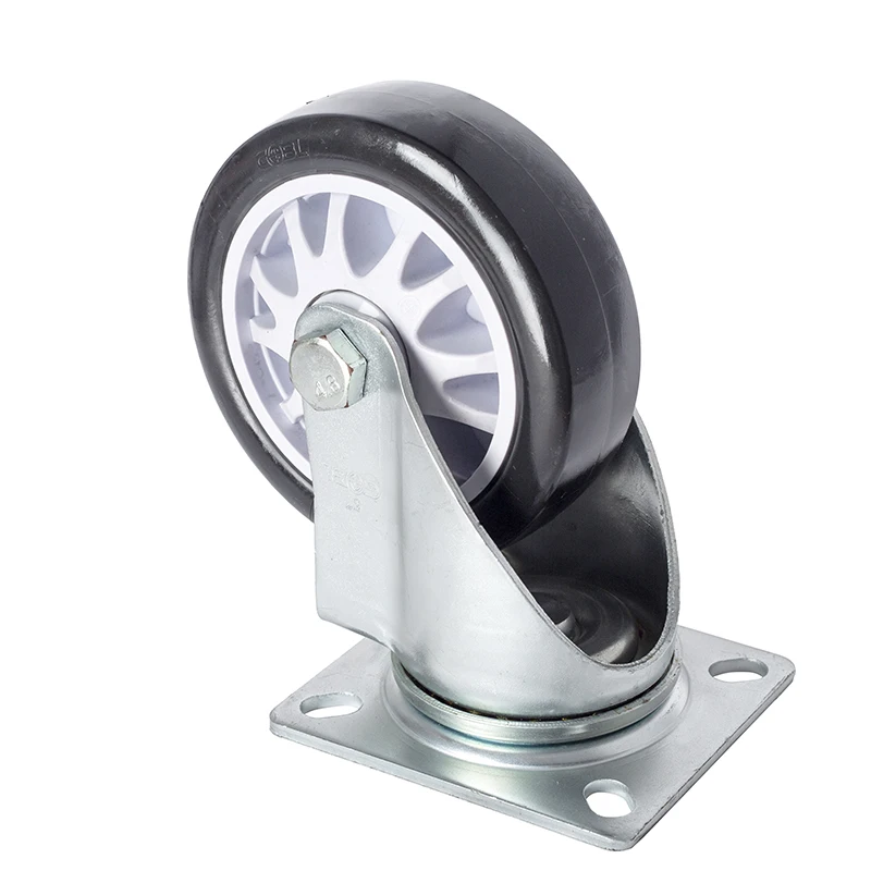 Heavy Duty Caster Wheel 4 Inch 5 Inch 6 Inch 8 Inch Polyurethane Wheel ...