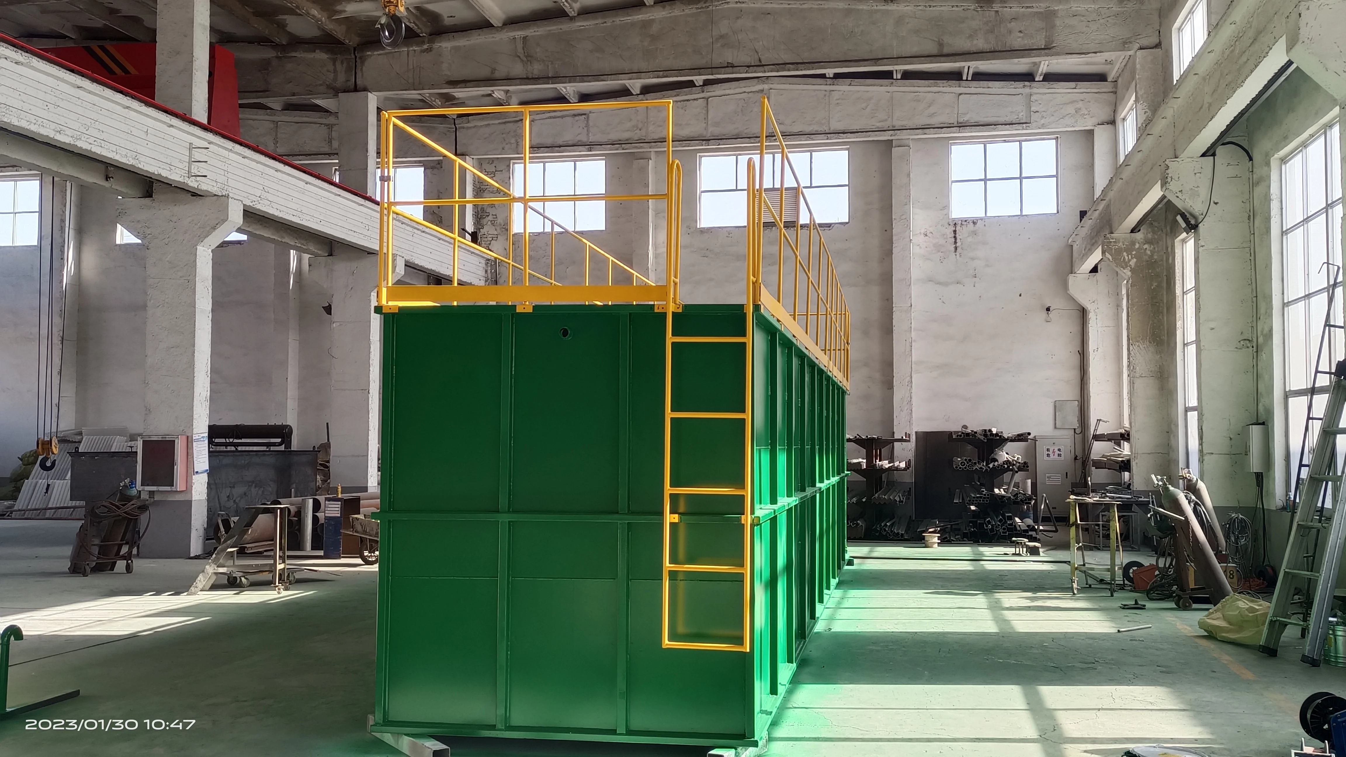 MBBR MBR STP Package Sewage Water Treatment Plant 1000m3 Mbbr Biofilm ...