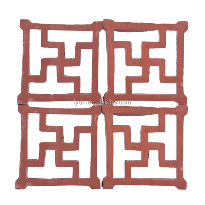 Terracotta Breeze Block Decorative Clay Lattice Bricks for Facades ...
