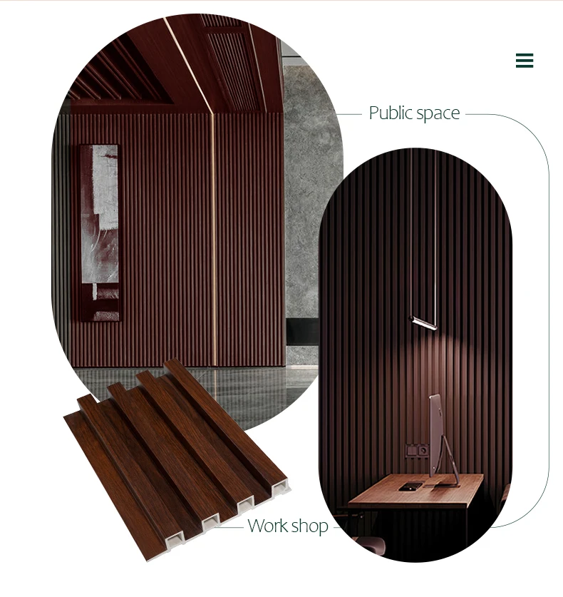 Interior Fluted WPC Wall Panel - Modern & Waterproof