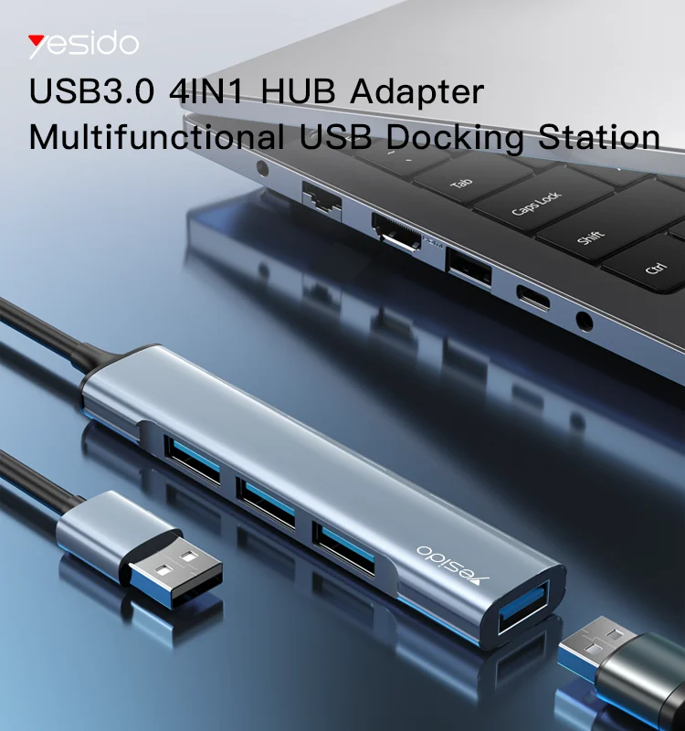 Yesido Usb Docking Station Type C Hub Adapter Multiport Dock Station ...