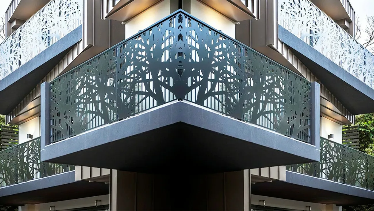 Custom Decorative Laser Cut Metal Art Fence Aluminum Panel Customized ...