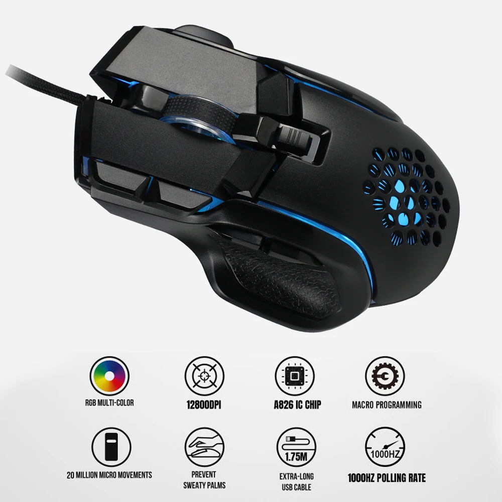 Factory Direct China Custom Gaming Mouse Manufacturer Rgb Backlit ...