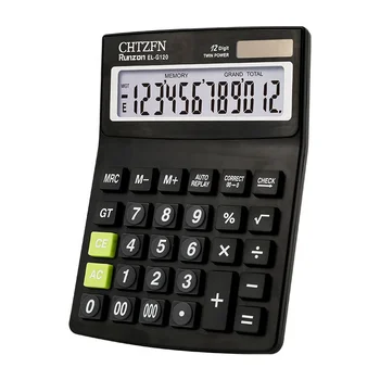 Calculators Large Display And Buttons Solar Battery Dual Powerbig ...
