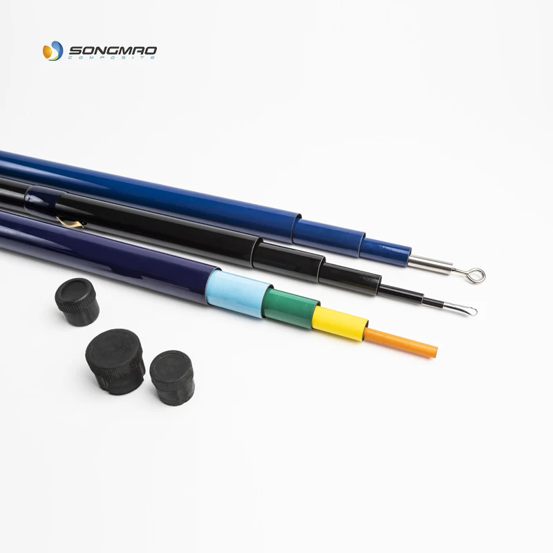 Customize 7m Fiberglass Telescopic Pole For Antenna Mast Pole - Buy ...