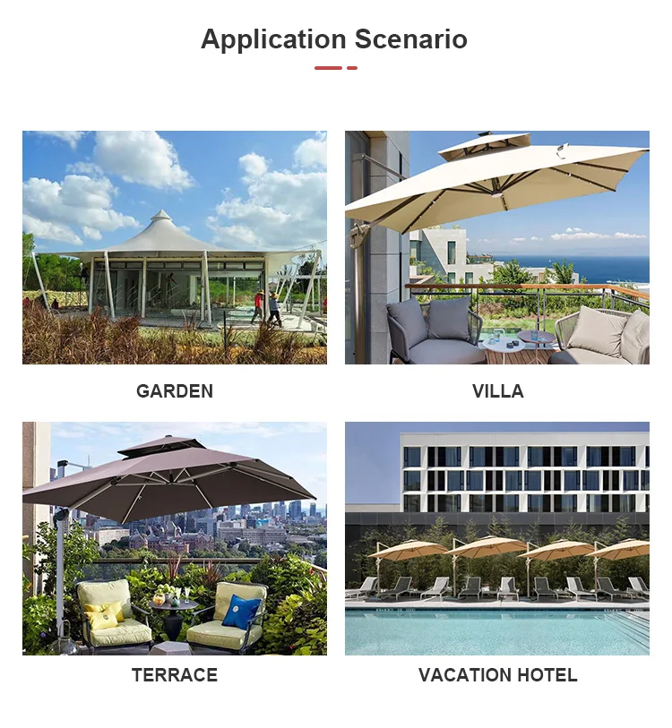 Colorful Patio Umbrella Outdoor Misting Cooling System Umbrella Parasol ...