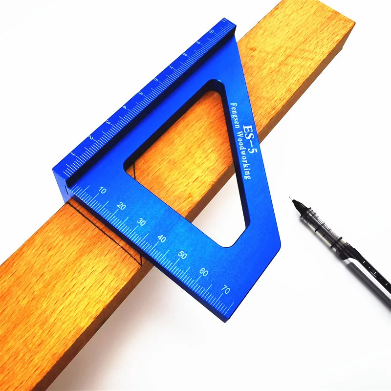 Multifunctional Angle Ruler 45 90 Degree Aluminum Alloy Accurate ...