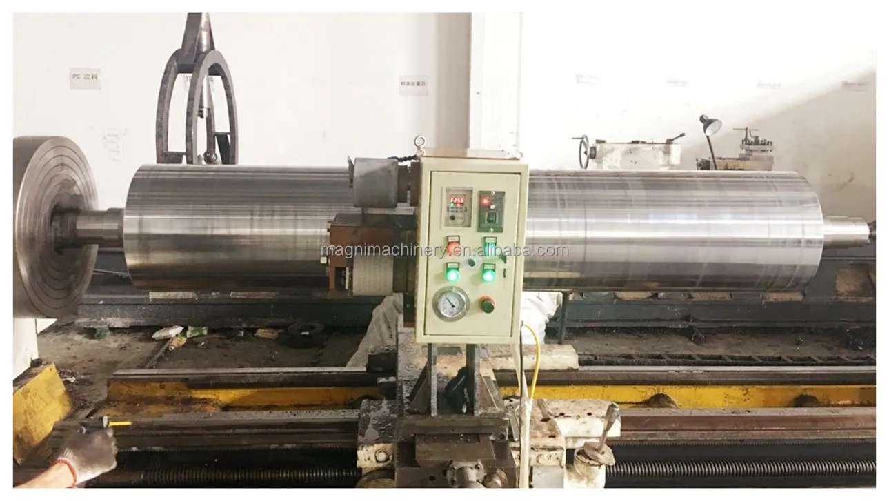 Double Shell Heat Transfer Rolls with Spirally Baffled Passages