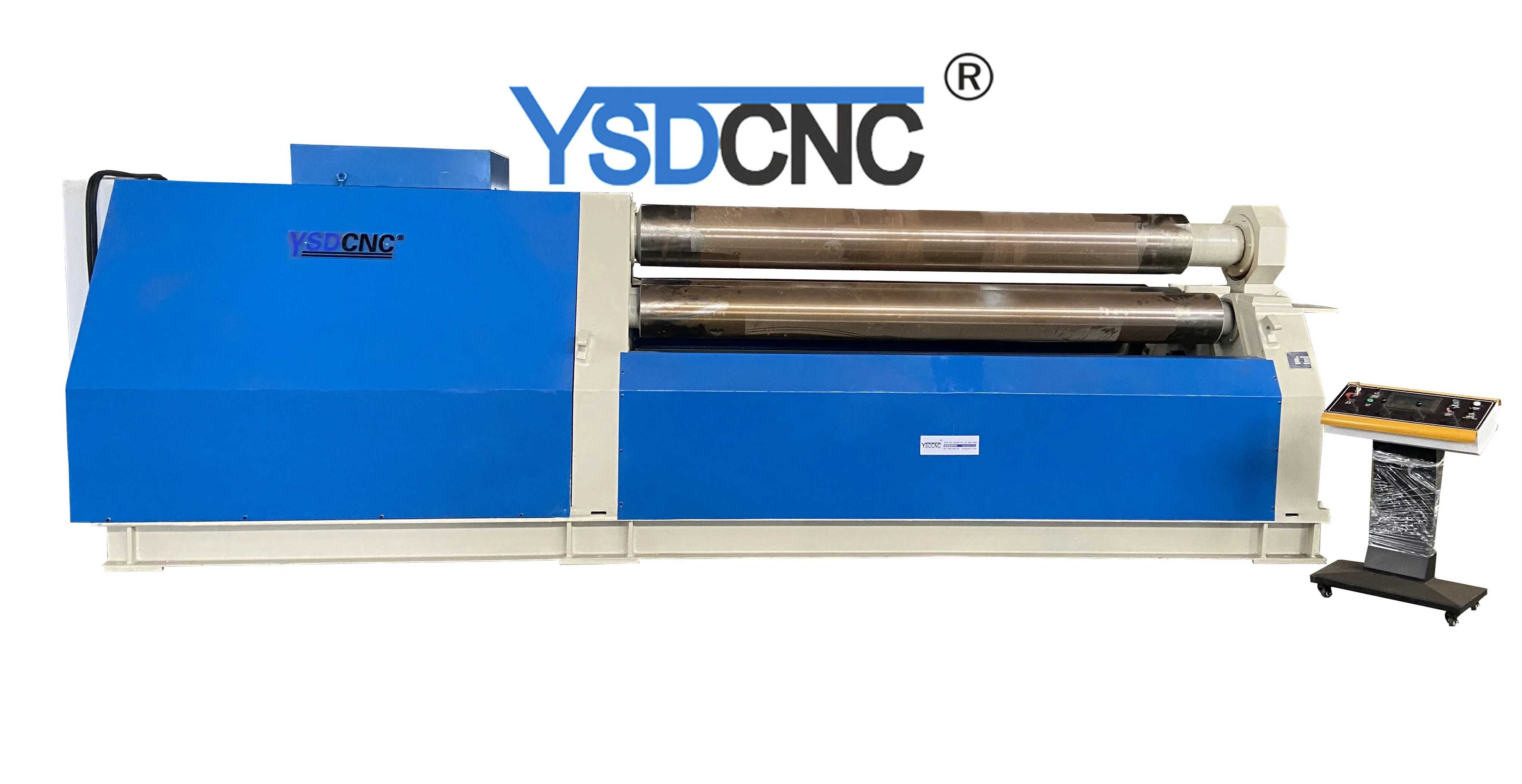 Cnc Iron Sheet Bender Metal Sheet Rolling Machine 3 Roller Steel Plate ...