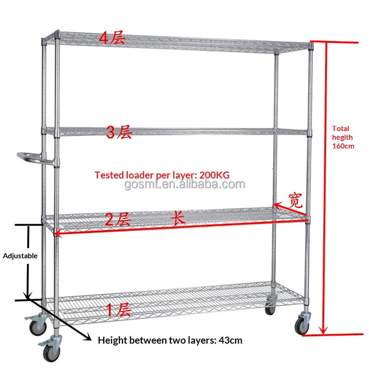 Multi Function SMT Trolley - Efficient Component Storage