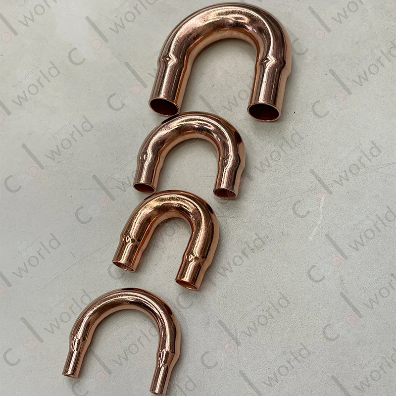 COOLWORLD 180 Degree Smooth Surface Copper Return Bend