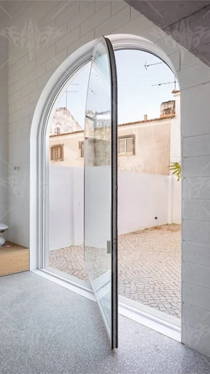 Exterior Aluminum Frame Glass Door Pivot Screen Shower Hinge Pivot ...