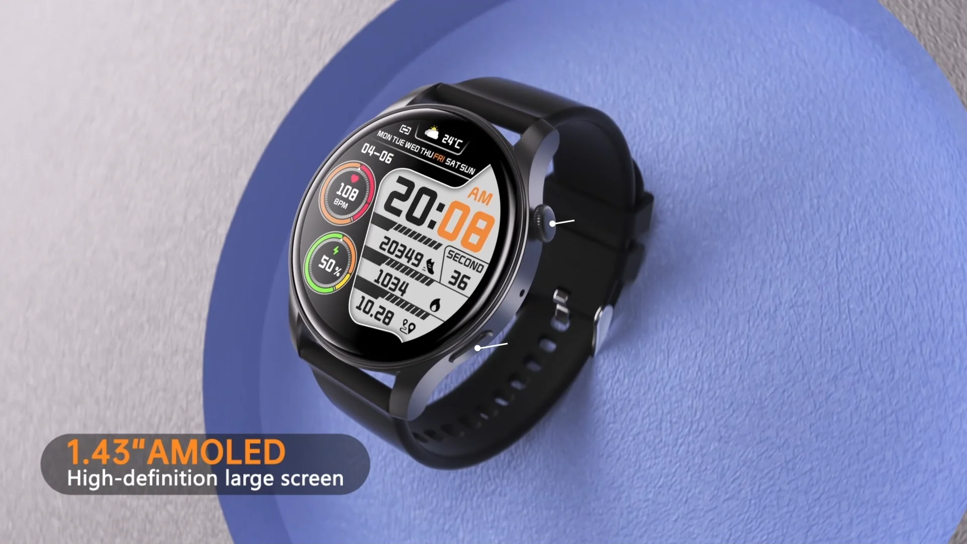 107 Sport Modes Touch Screen Smart Watches Ladies Supports Bluetooth ...