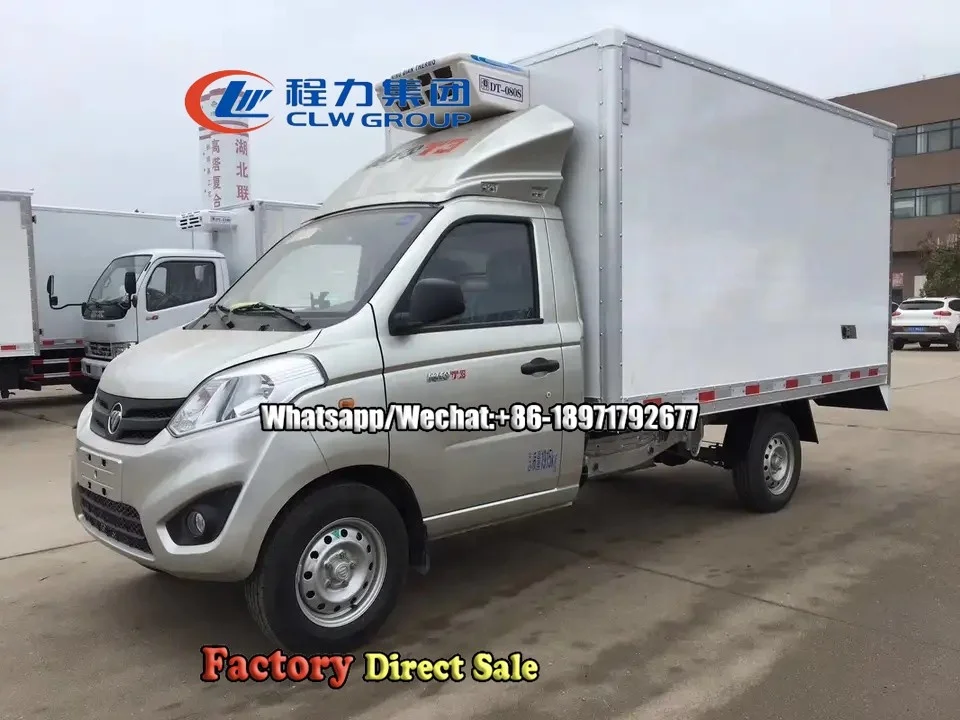 Foton Mini Van Refrigerator Truck 4x2 Refrigerated Freezer Cold Room ...
