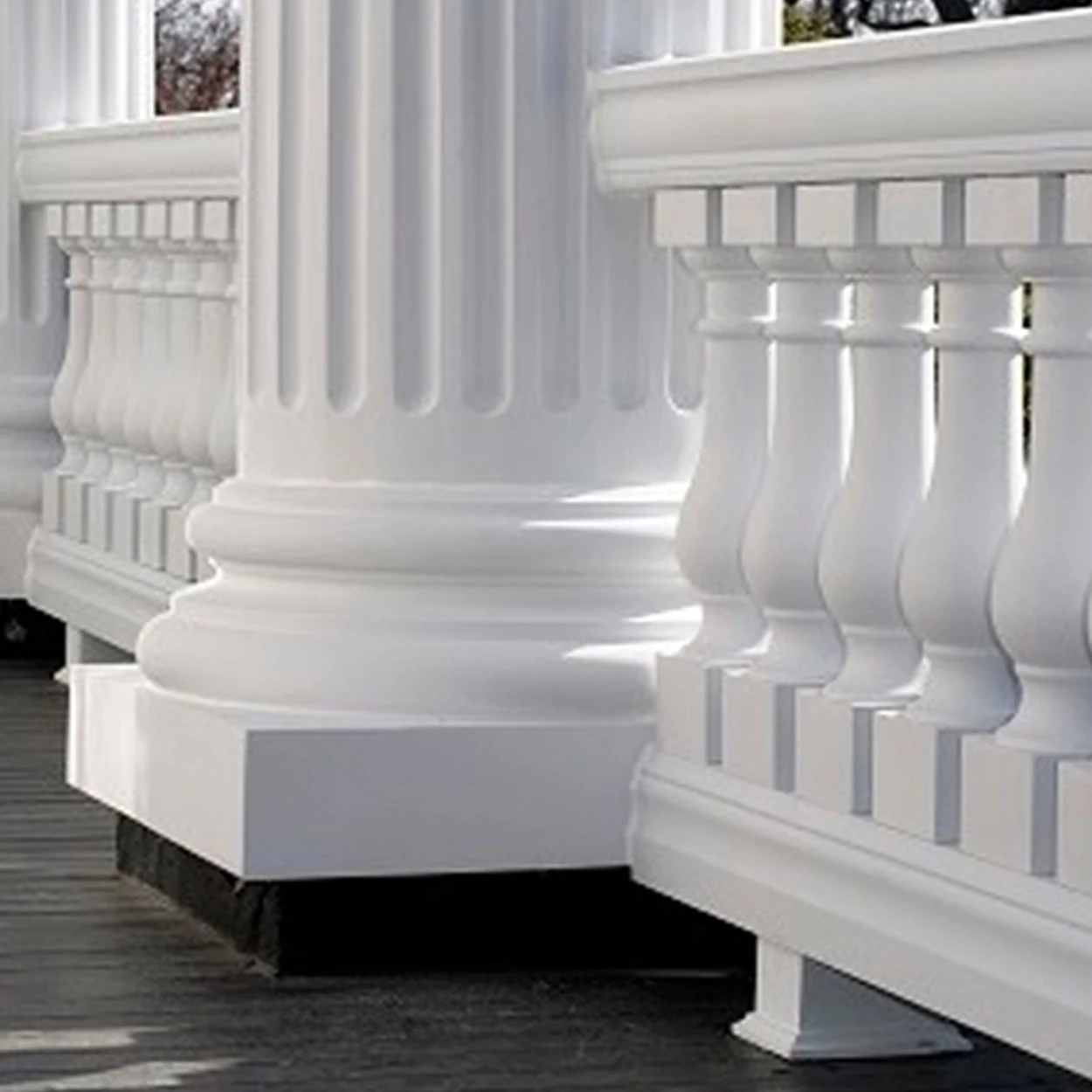 Auuan PU Polyurethane Balusters Mold for Concrete Design