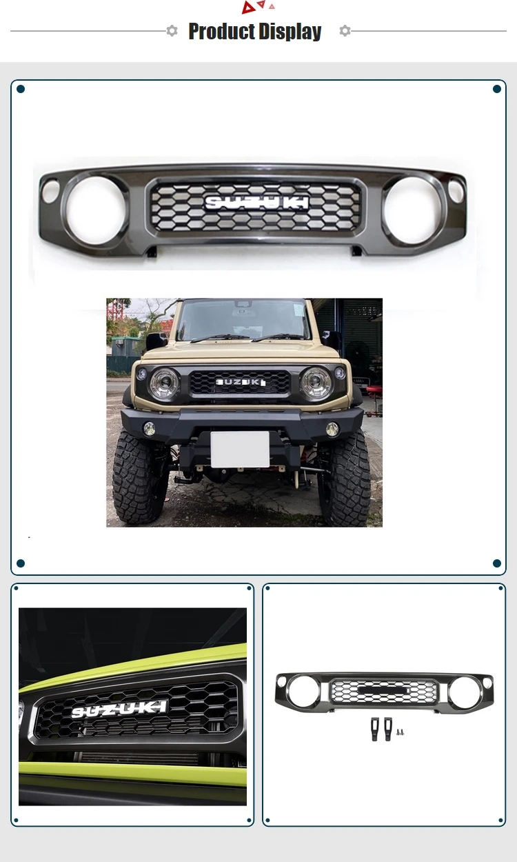 Jimny 2021 Accessories Exterior Accessories Front Grill For Suzuki ...