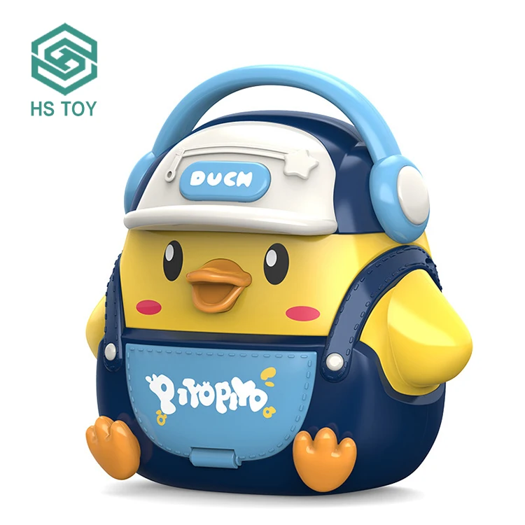 Hs Toy Duck Shape Electric Coin Bank Cash Saving Safe Atm Machine Piggy ...