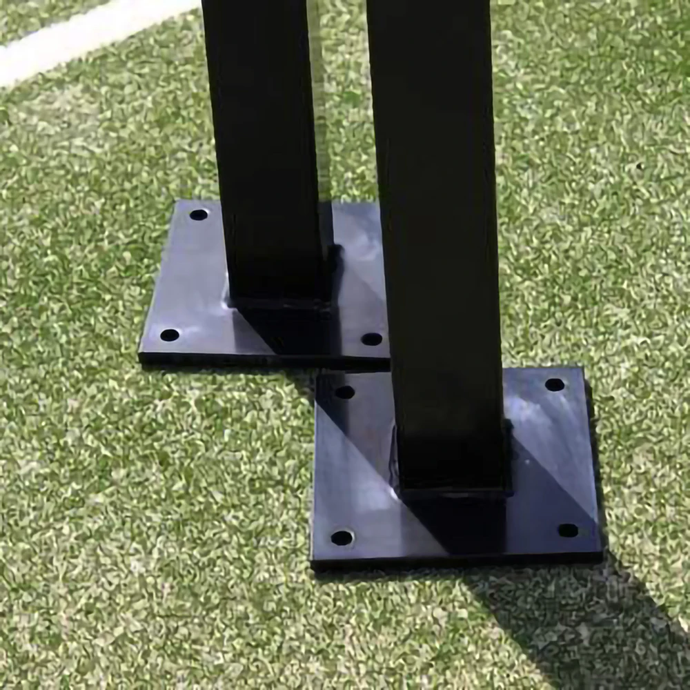 3m Length Powder Coated Black Metal Fence Posts for Sale