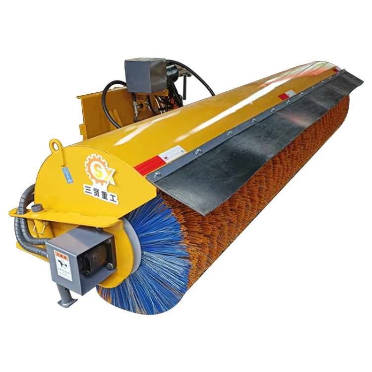 Hydraulic Motror Machine Brush Broom Sidewalk Snow Sweeper Snow ...