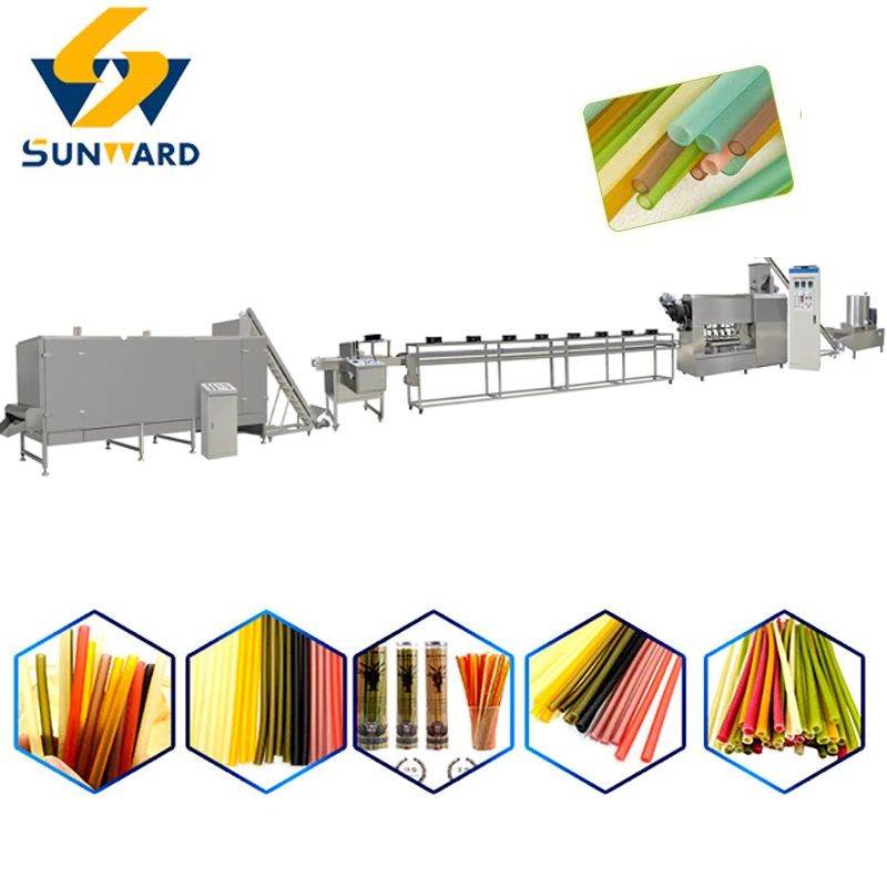 Sunward Updated Non-plastic Suction Pipe Straw Machine Food Grade ...