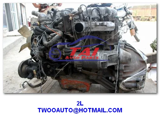 Japanese Original Used 2l 2lt Engine Assembly For Toyota Hiace Hilux ...