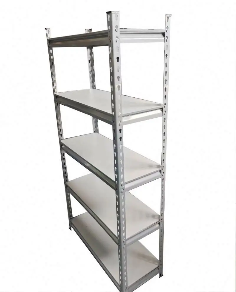 Light duty Angle Steel Storage Shelf Warehouse Shelf Slotted Angle ...