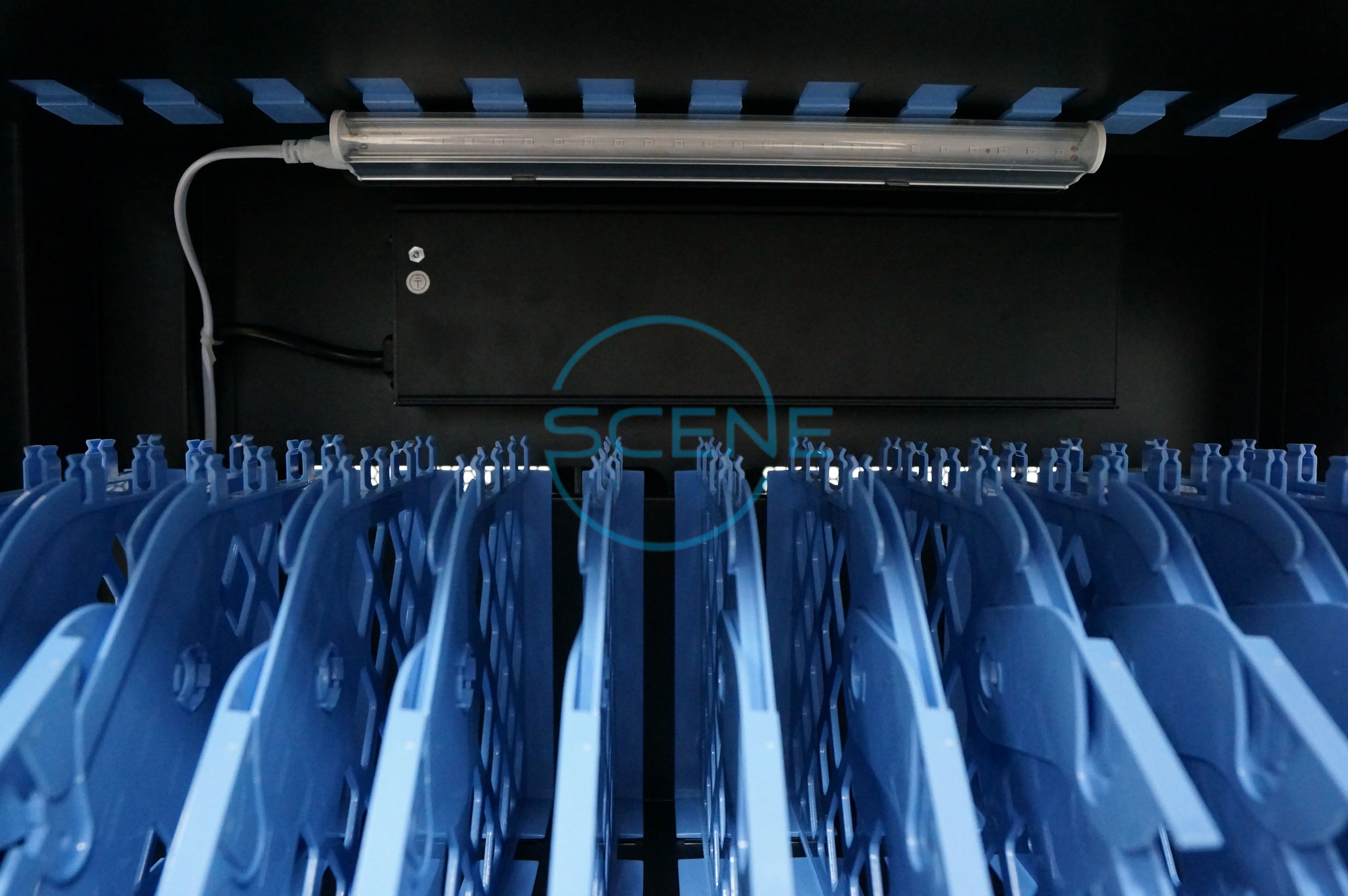36 Bays Mobile Laptop Charge Trolley - Secure Storage & UV Light