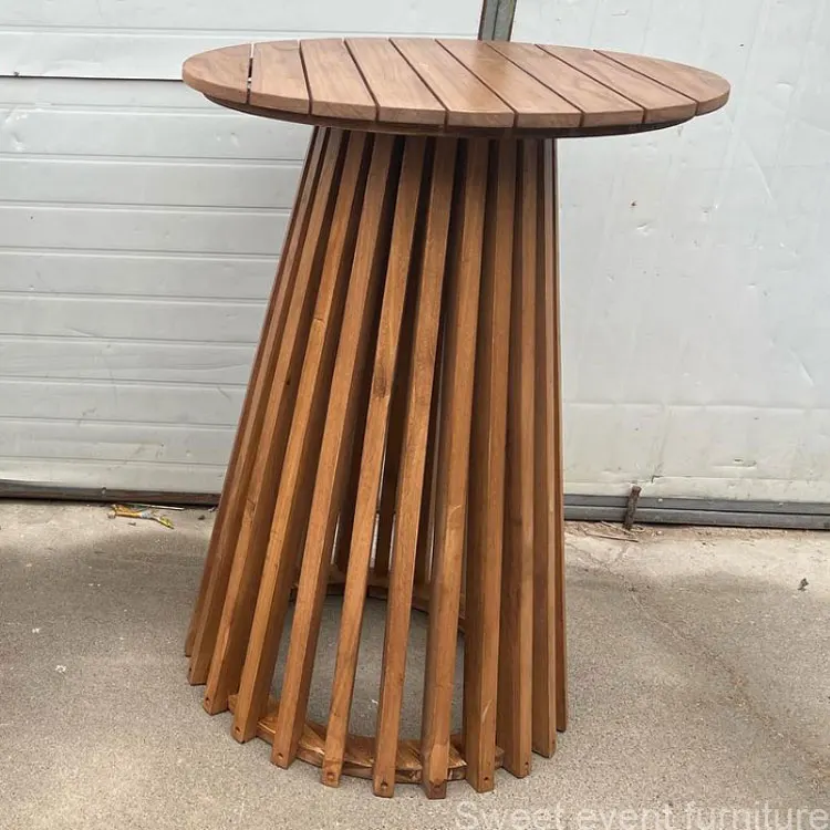 Factory Vintage Furniture Modern Design Slice up Solid Wood Round bar ...