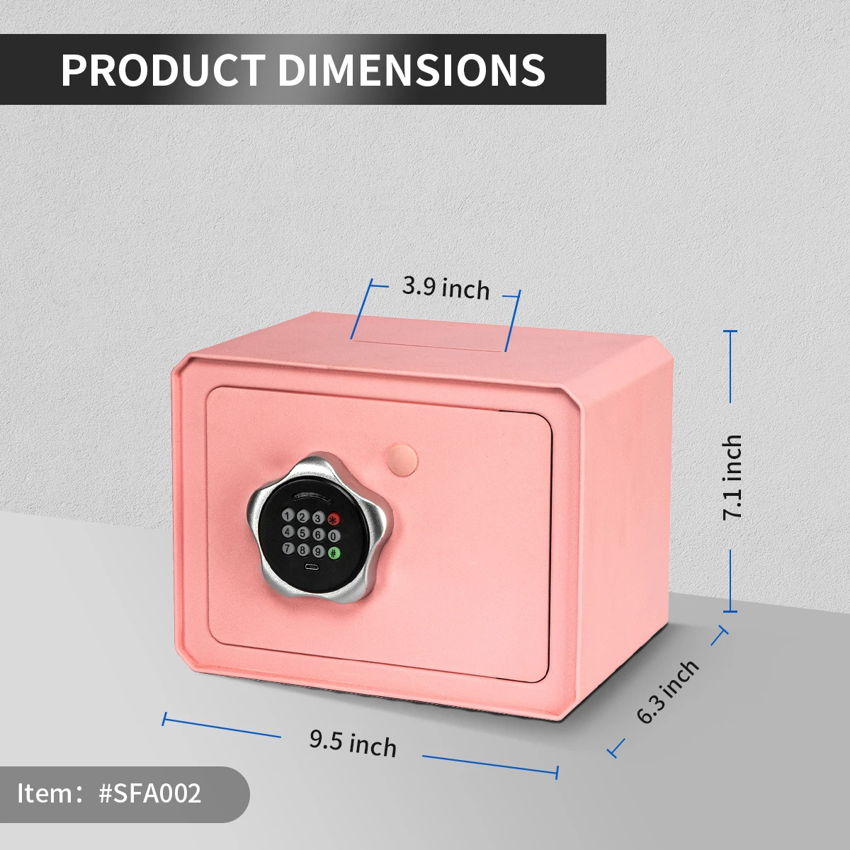 Electronic Digital Mini Cabinet Safe Solid Alloy Steel Office Hotel ...