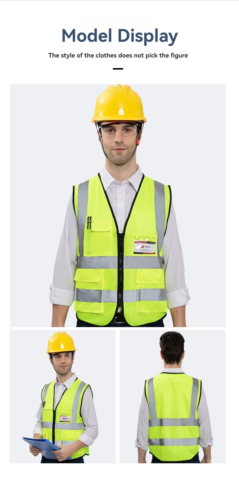 High Visibility Reflective Vests for Safety & Customization