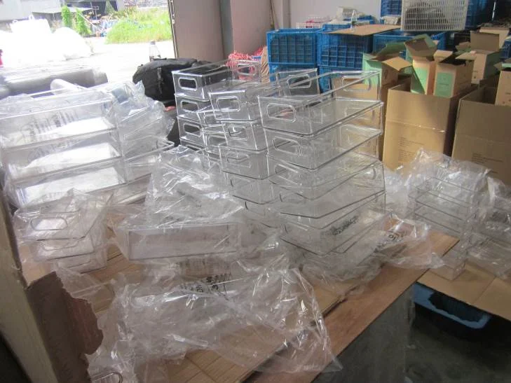 Abs Sustainable Transparent Rectangular Under Desk Organizer Hidden ...